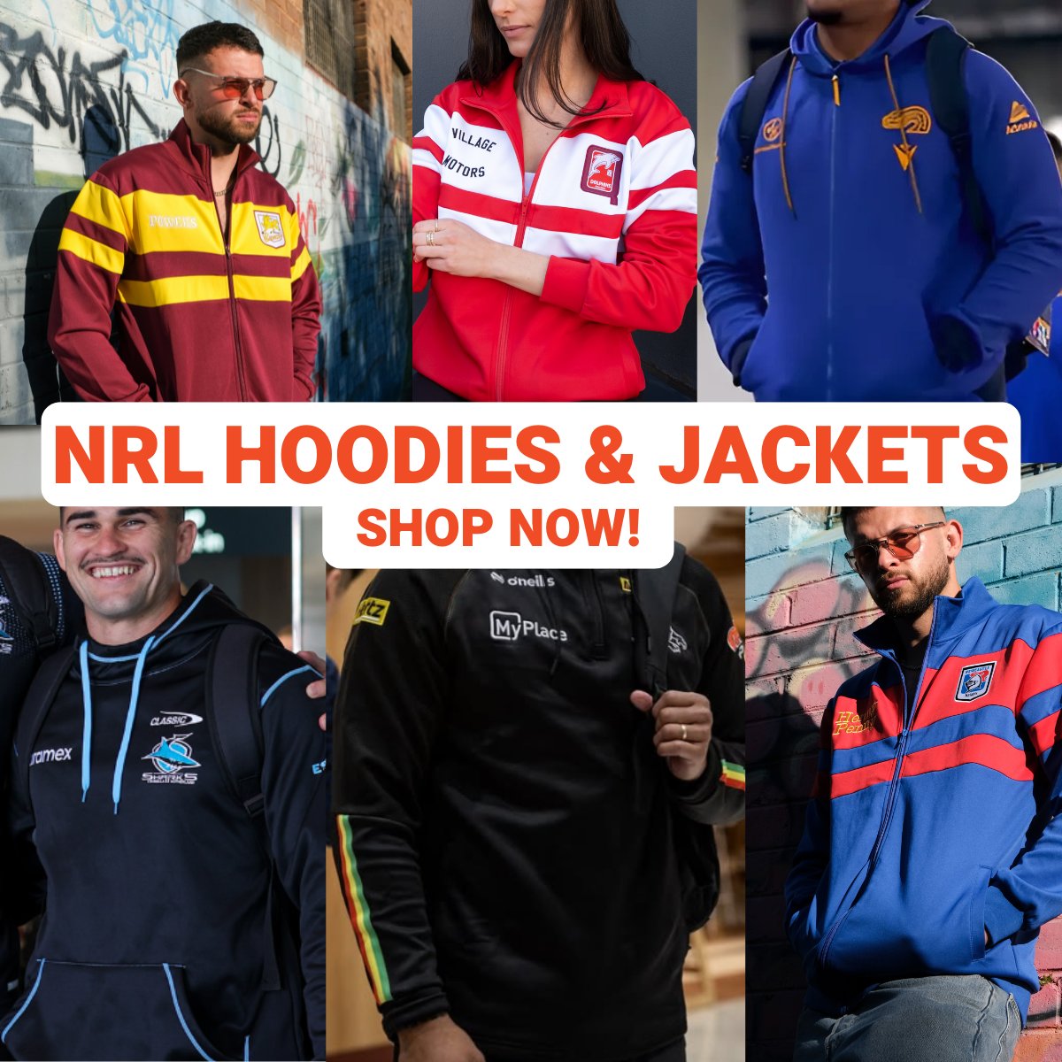 Official NRL Hoodies | My Team Shop