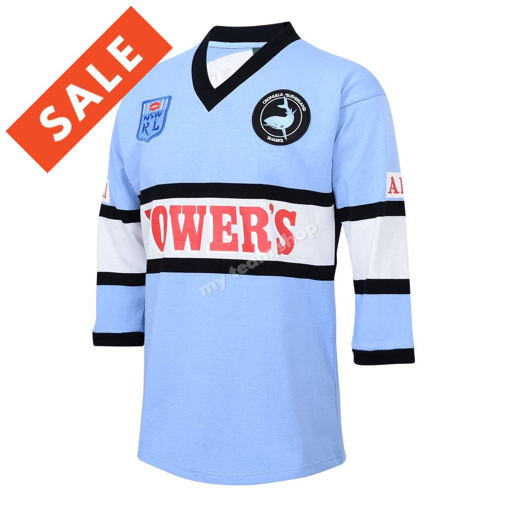 CRONULLA-SUTHERLAND SHARKS 1992 NRL RETRO JERSEY – My Team Shop