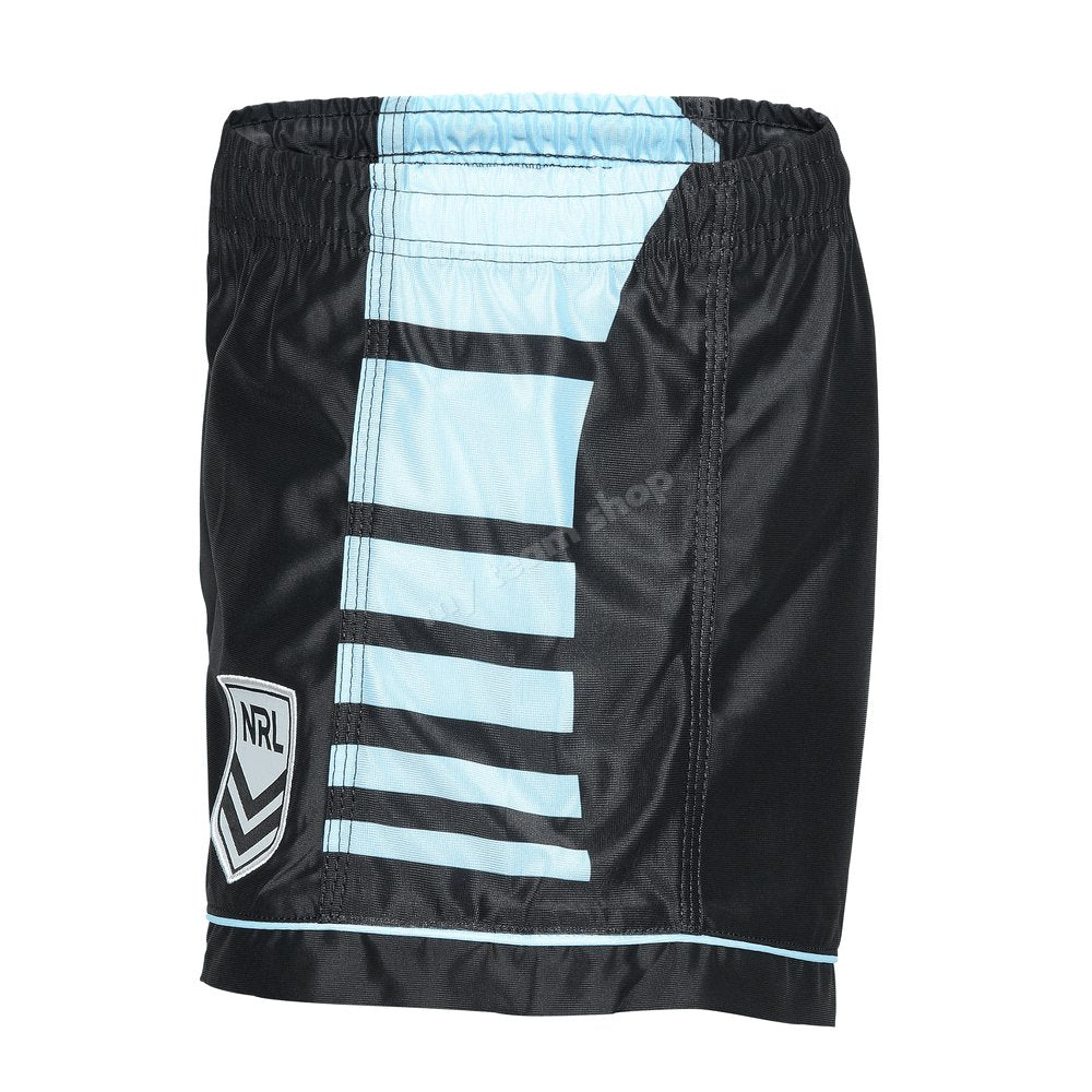 Buy Official Cronulla-Sutherland Sharks NRL Youth Supporter Shorts – My ...