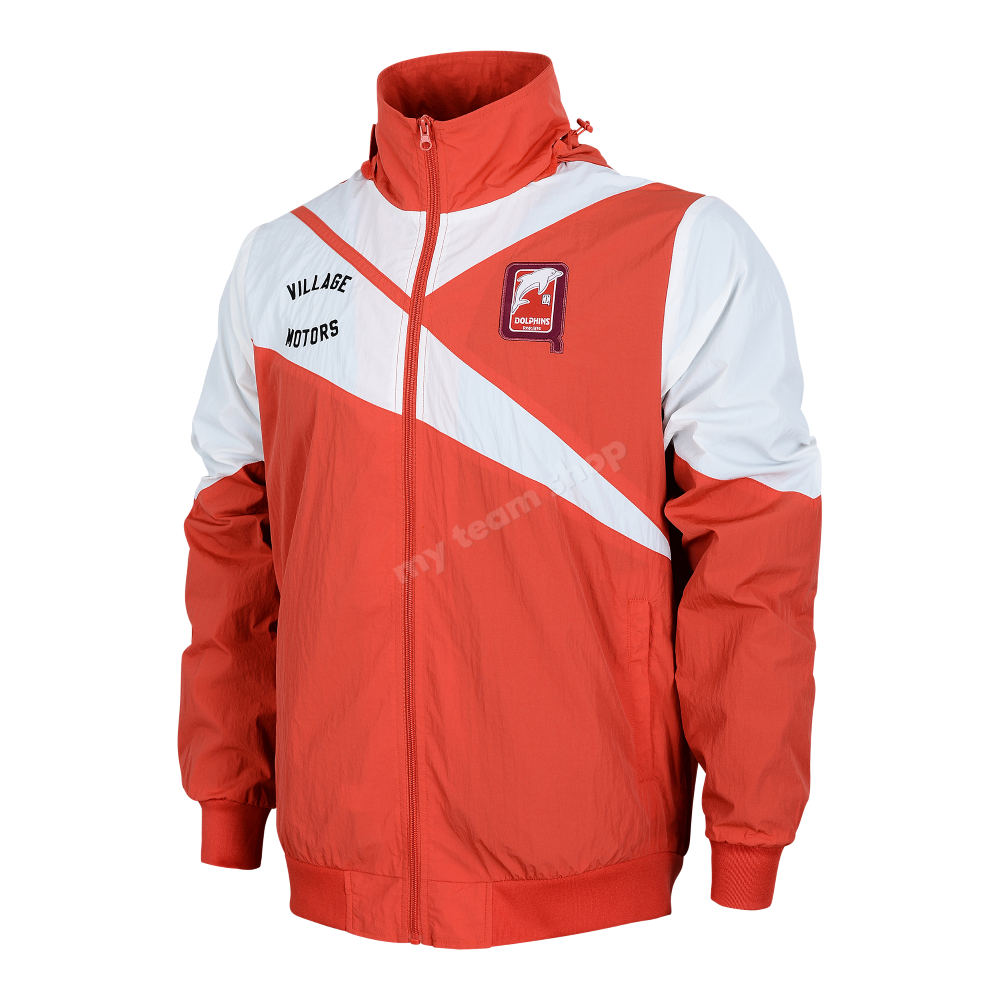 DOLPHINS NRL RETRO TRACK JACKET – My Team Shop