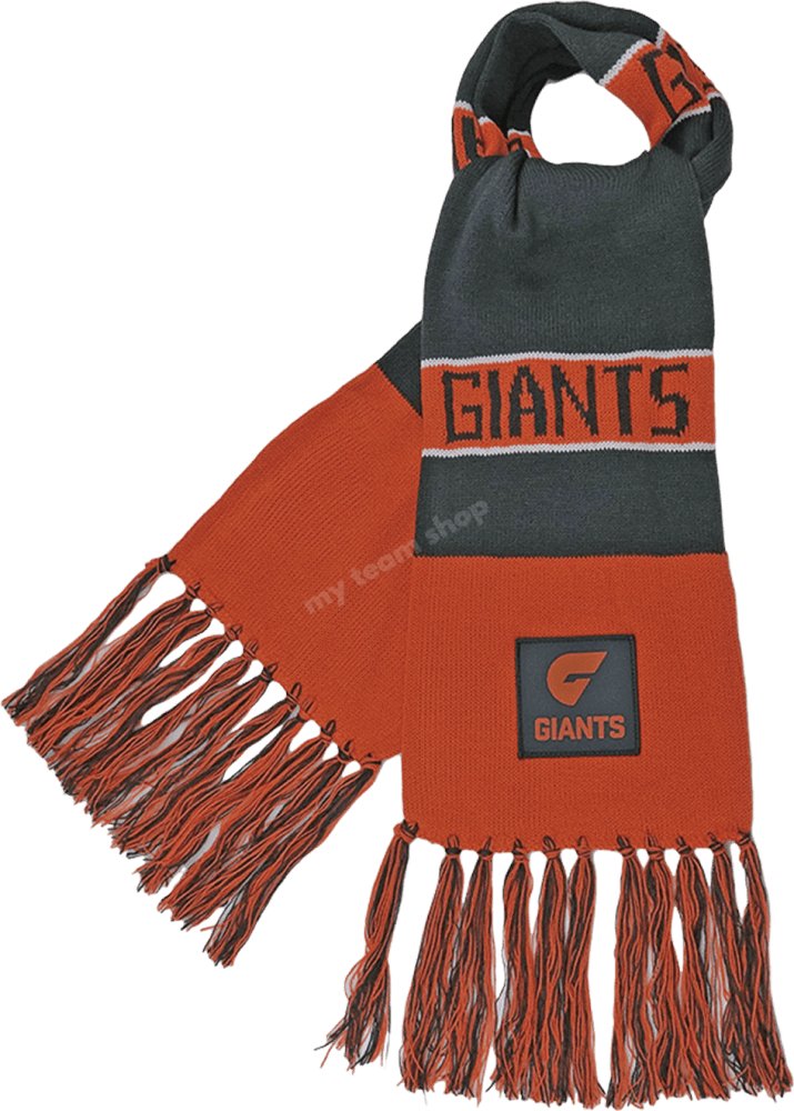Buy Official GWS Giants AFL Bar Scarf – My Team Shop