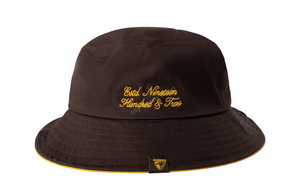 Hawthorn Hawks AFL Crest Bucket Hat | My Team Shop