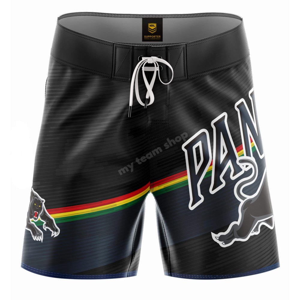 PENRITH PANTHERS NRL "BARREL" BOARD SHORTS – My Team Shop