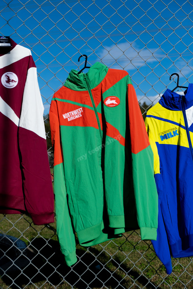 South Sydney Rabbitohs NRL Retro Track Jacket | My Team Shop
