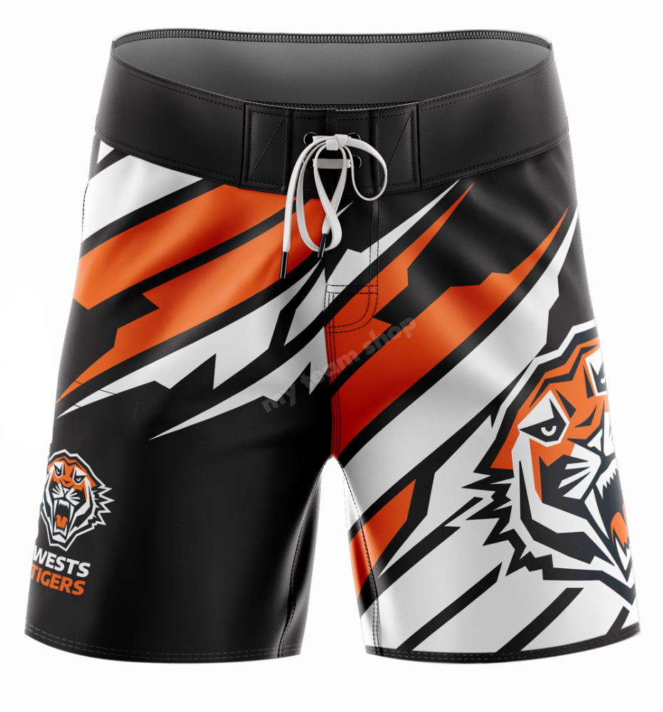 Wests Tigers NRL 'Ignition' Board Shorts | My Team Shop